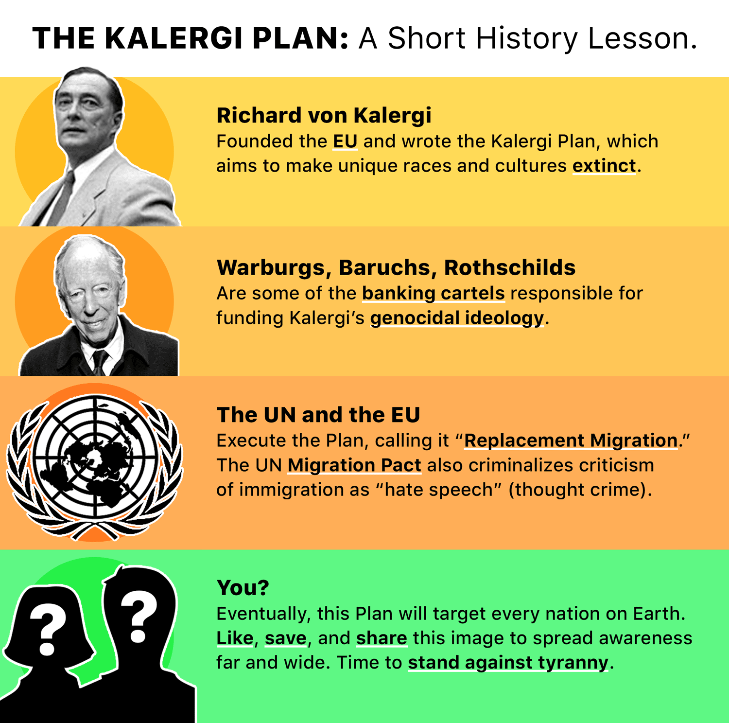 The Kalergi Plan – The Repopulation Agenda Behind Mass Migration ...